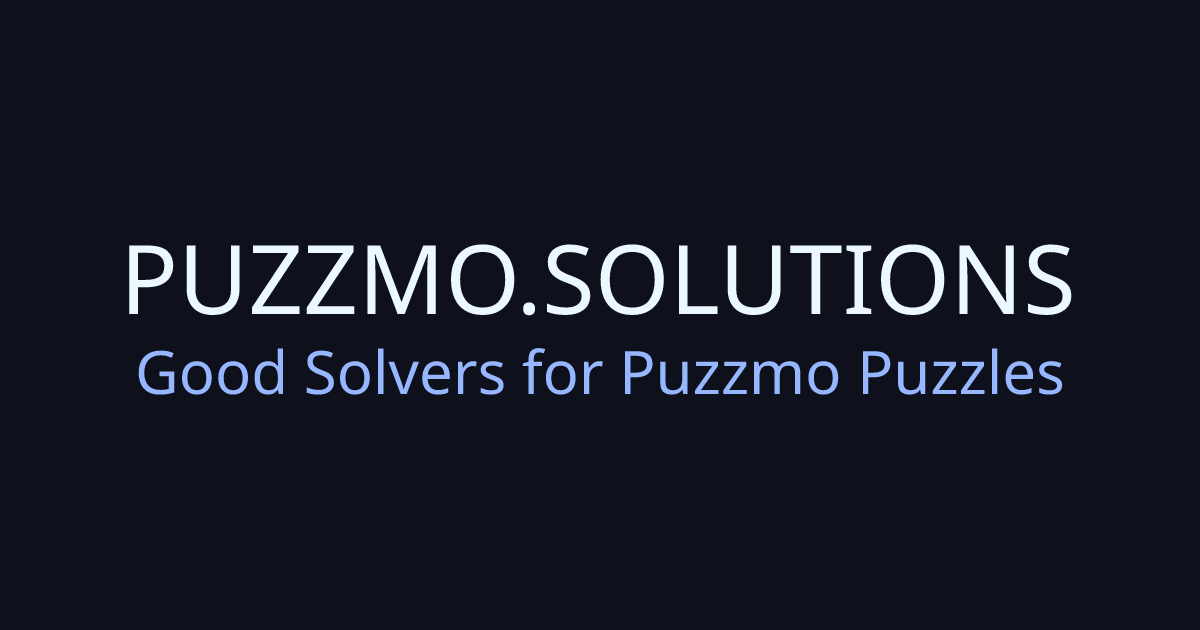 Puzzmo.Solutions